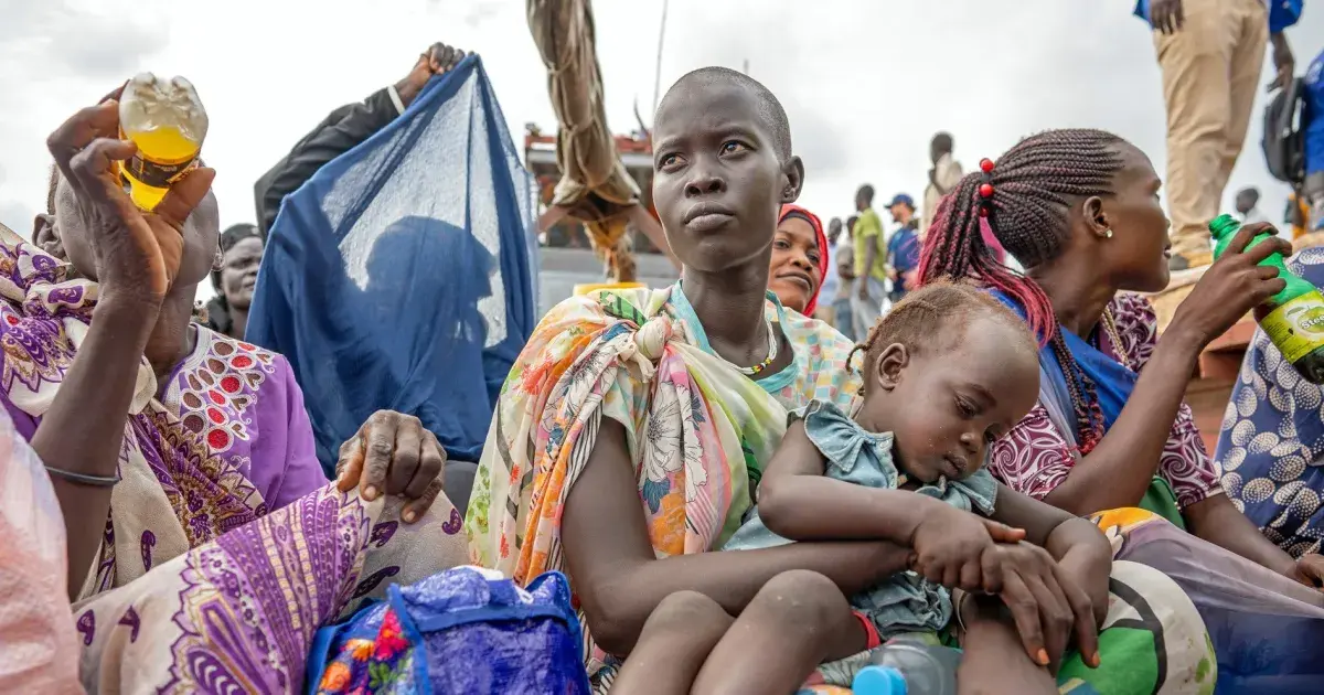 Zuid-Soedan: miljoenen kinderen staan op de rand van een hongersnood ...